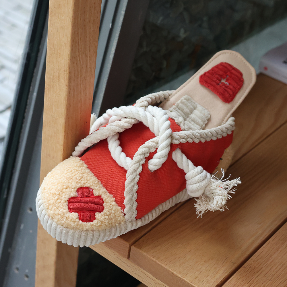 Shoe Dog Rope & Snuffle Toy – Pawfoo Lab